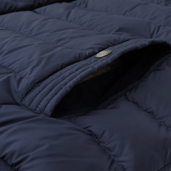 Belstaff - Circuit Down Filled Nylon Gilet in Dark Ink | Nigel Clare