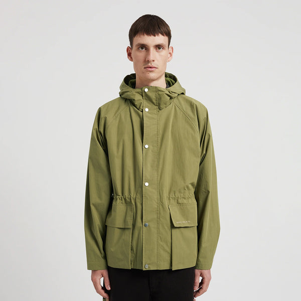 Norse Projects - Herluf Tech Poplin Jacket in Moss Green | Nigel Clare