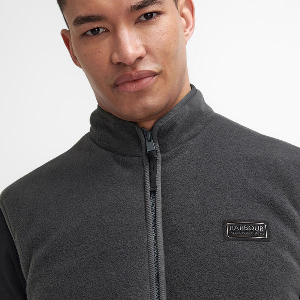Barbour Intl. - Ellesmere Gilet in Charcoal | Nigel Clare
