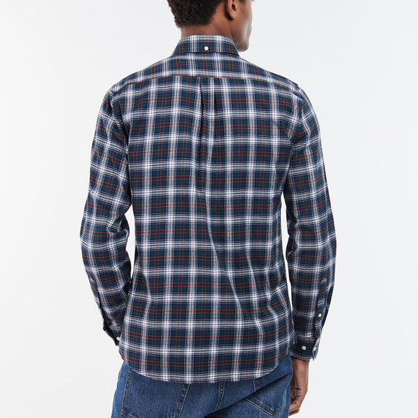Barbour - Portland Tailored Fit Shirt in Navy | Nigel Clare