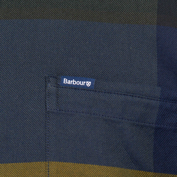 Barbour - Dunoon Tailored Shirt in Olive Night | Nigel Clare